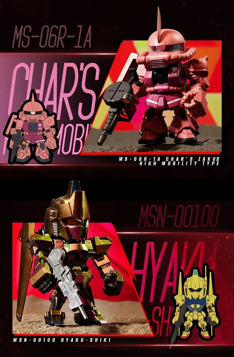 QMSV -Mini Gundam- Char's Custom – BrutalDeluxe