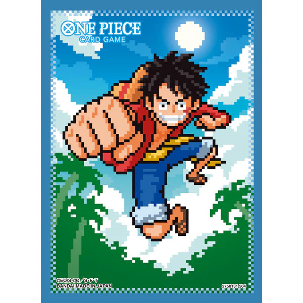 One Piece TCG: Luffy 8-Bit Sleeves – BrutalDeluxe
